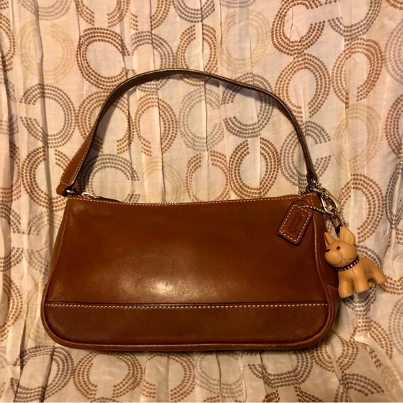Coach | Bags | Coach Vintage Y2k Hamptons Leather Demi Pouch In Acorn ...